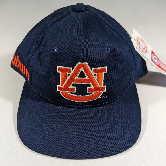 Covee | Accessories | Vintage 9s University Of Auburn Snapback Hat New ...